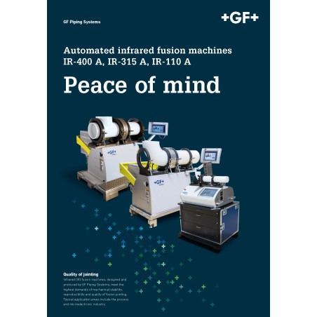 Automated infrared fusion machines IR-400 A, IR-315 A, IR-110 A, EN